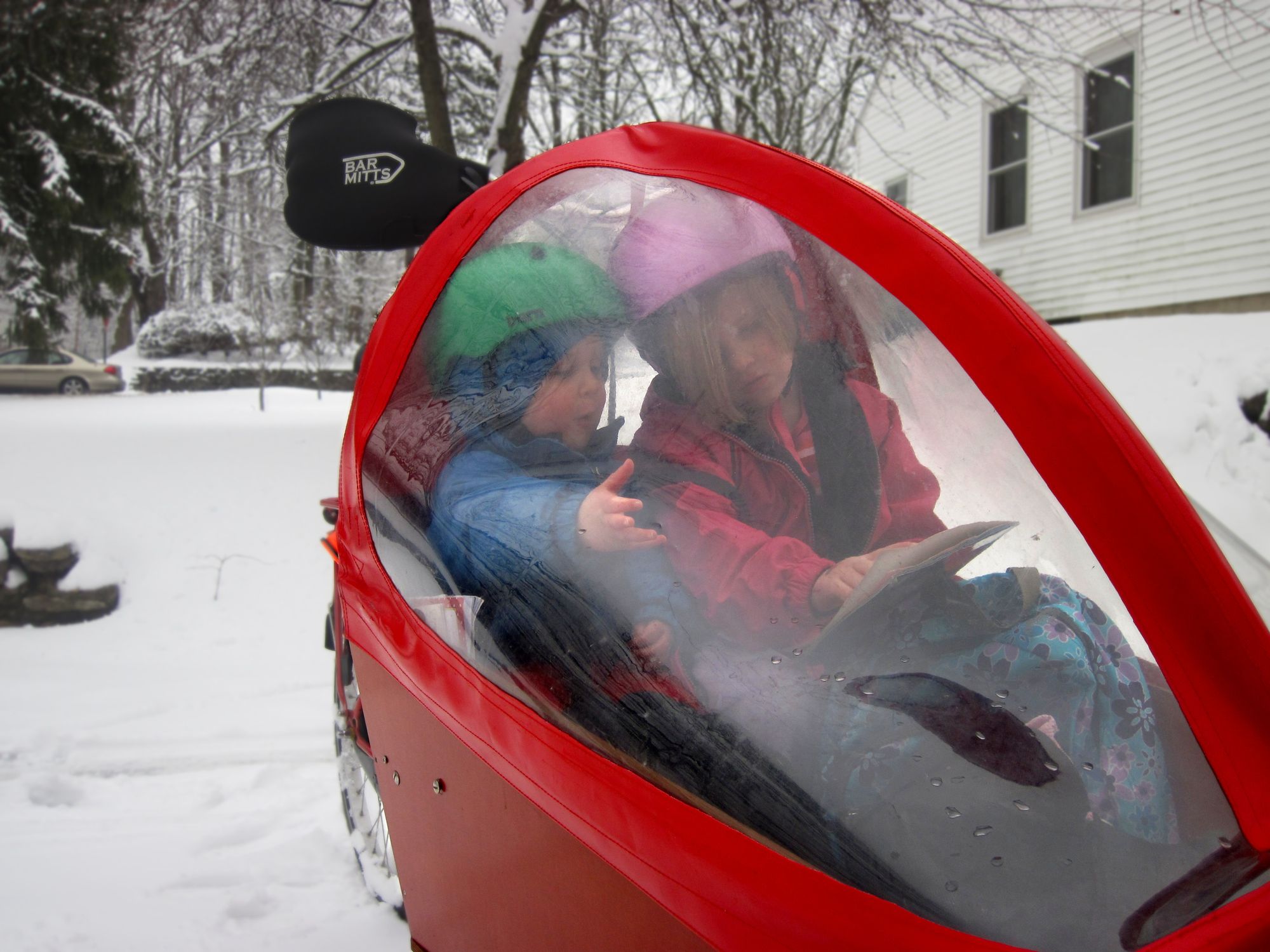 Winter Bike Commuting with Kids