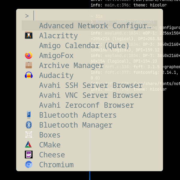 Fuzzel: A great dmenu and rofi alternative for Wayland